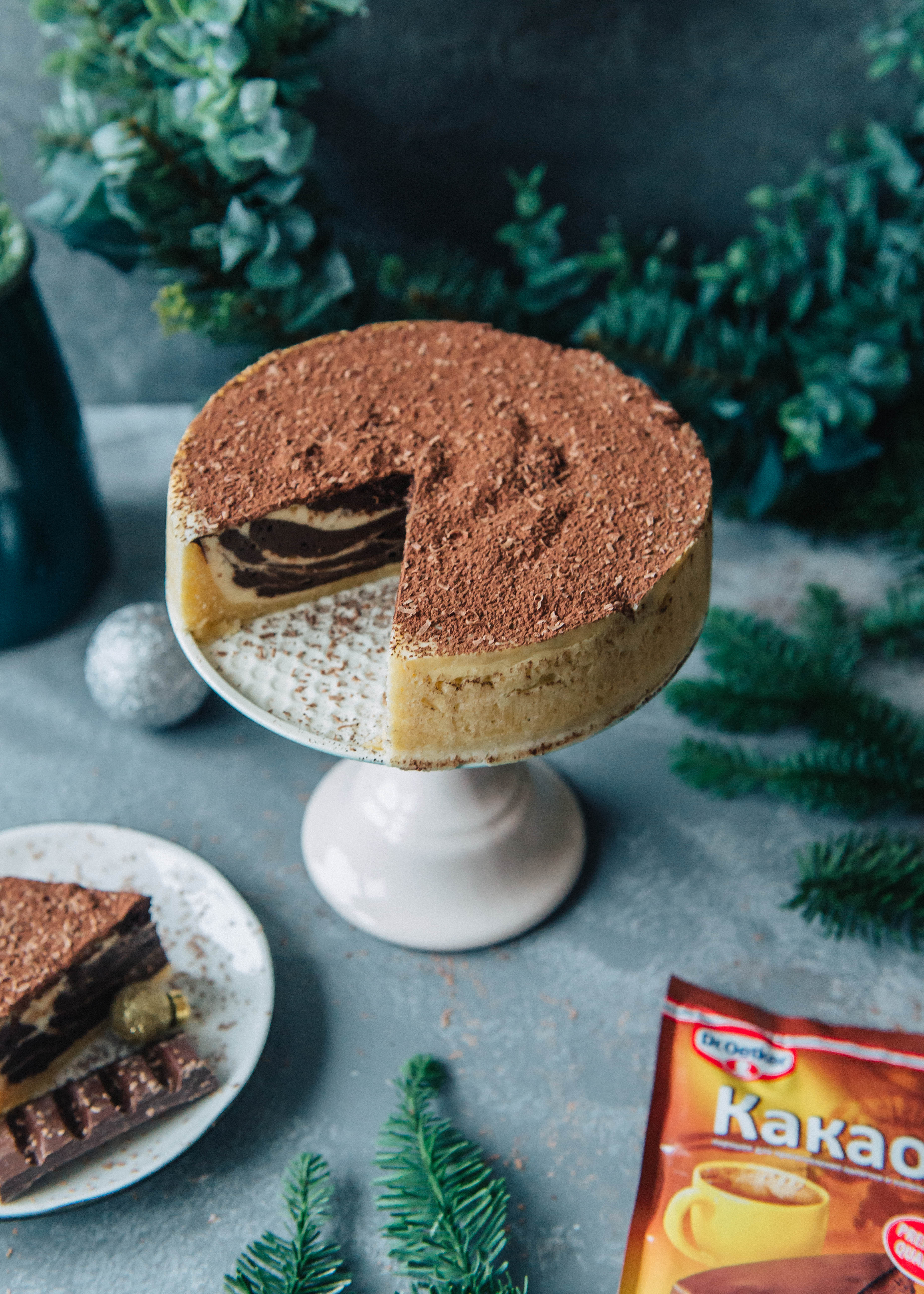 Творожный пирог Зебра пошаговый рецепт с фото